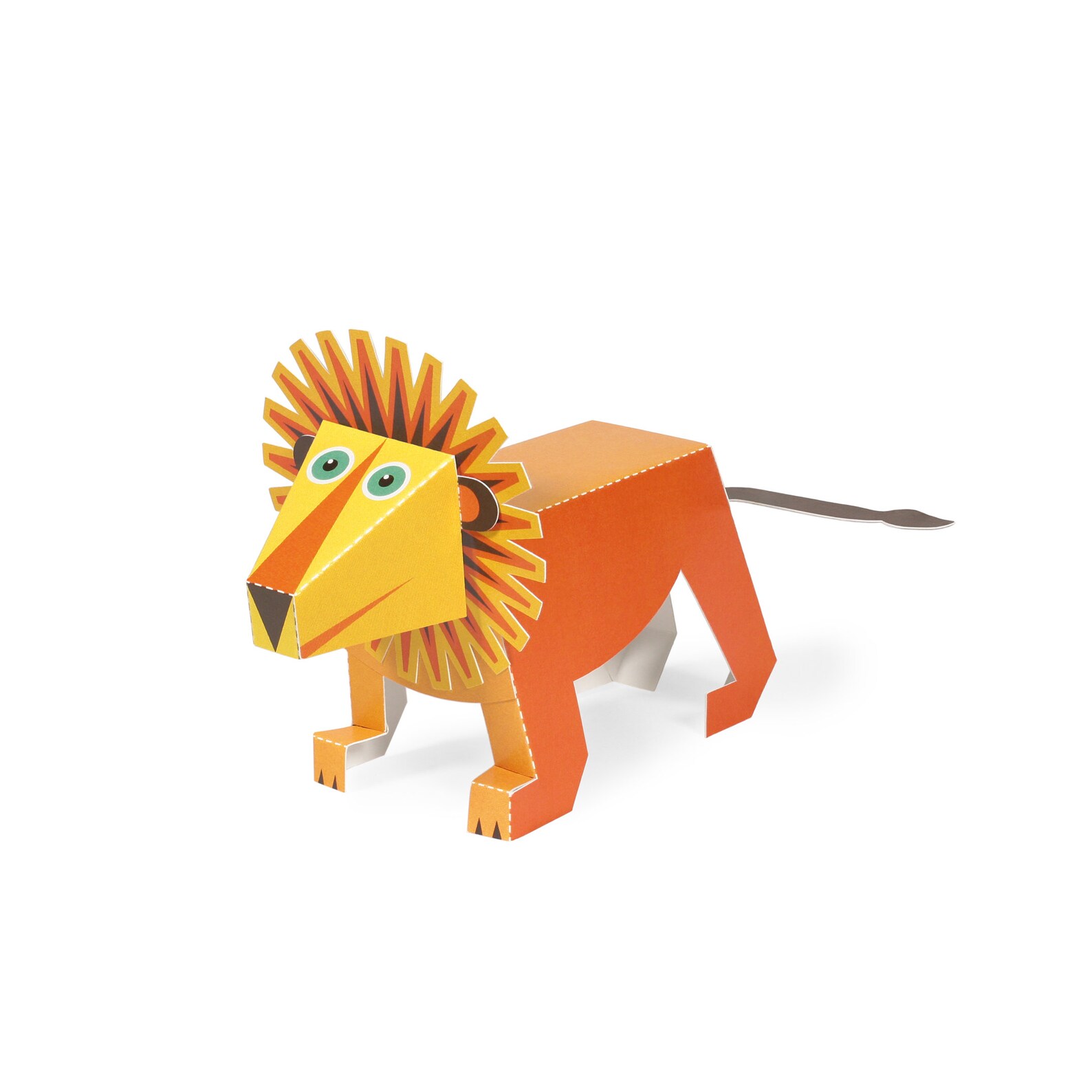 Jungle Animals Paper Toys: DIY Craft Kit - 4 Movable Animals - Etsy