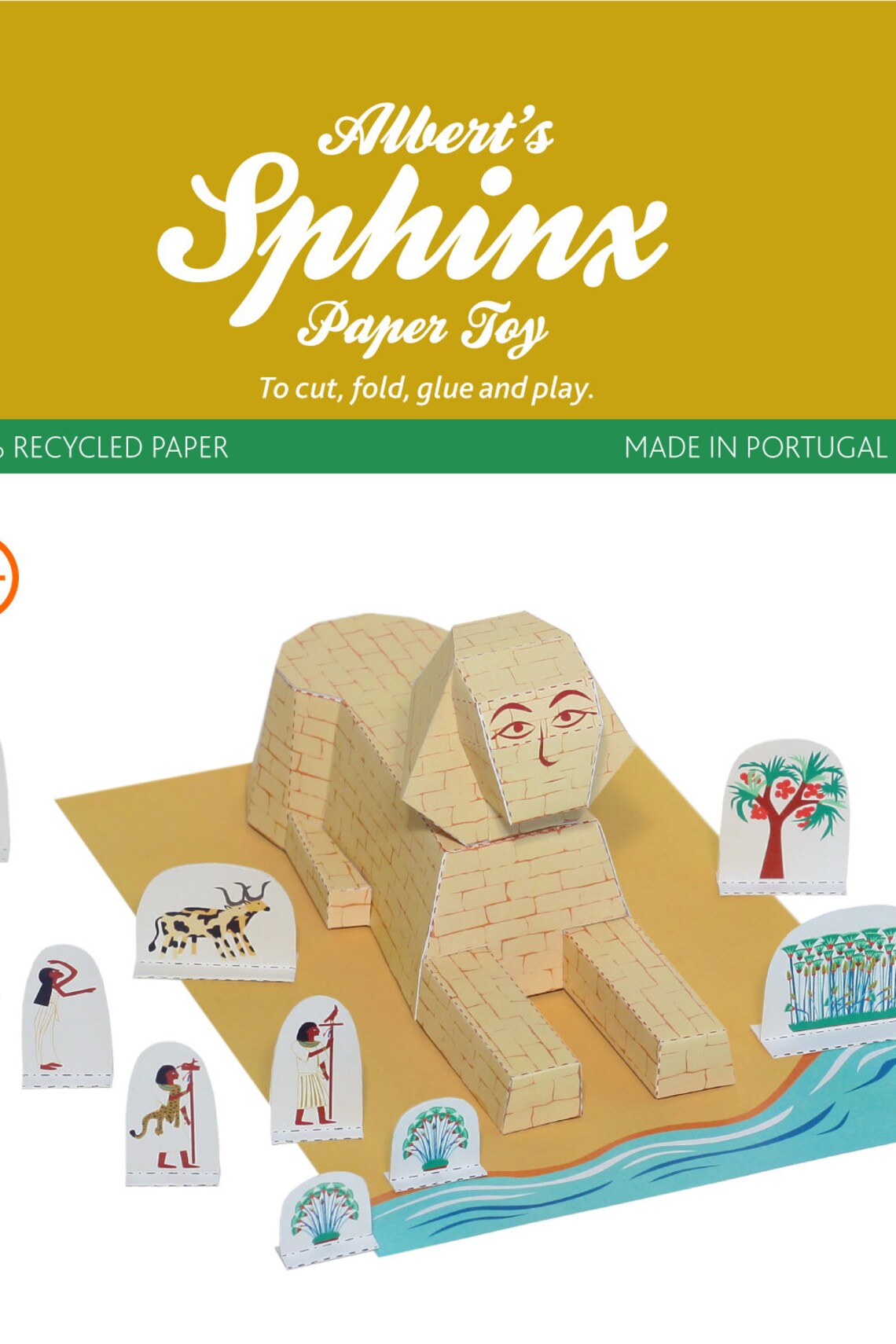 Sphinx Paper Toy Paper Toy DIY Paper Craft Kit 3D Model | Etsy