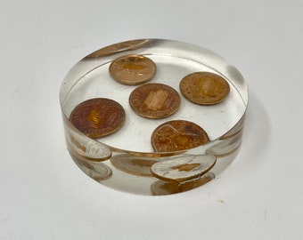 Lucite Paperweight - Etsy