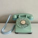 Working Vintage Aqua Blue Western Electric Rotary Dial Phone Telephone ...