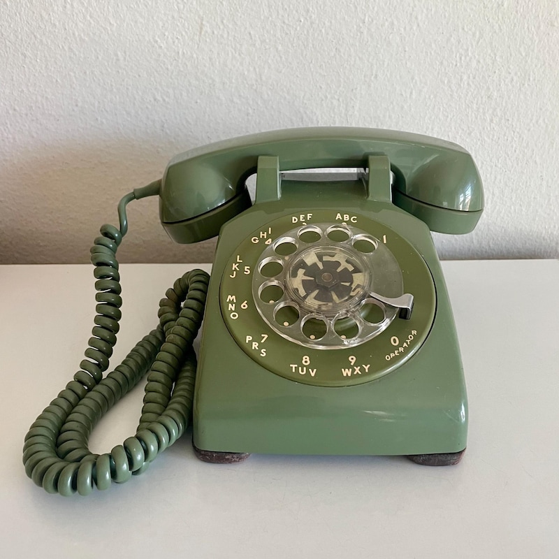 Rotary Dial Phone - Etsy