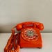 Working Orange Rotary Phone Telephone Stromberg Carlson - Etsy