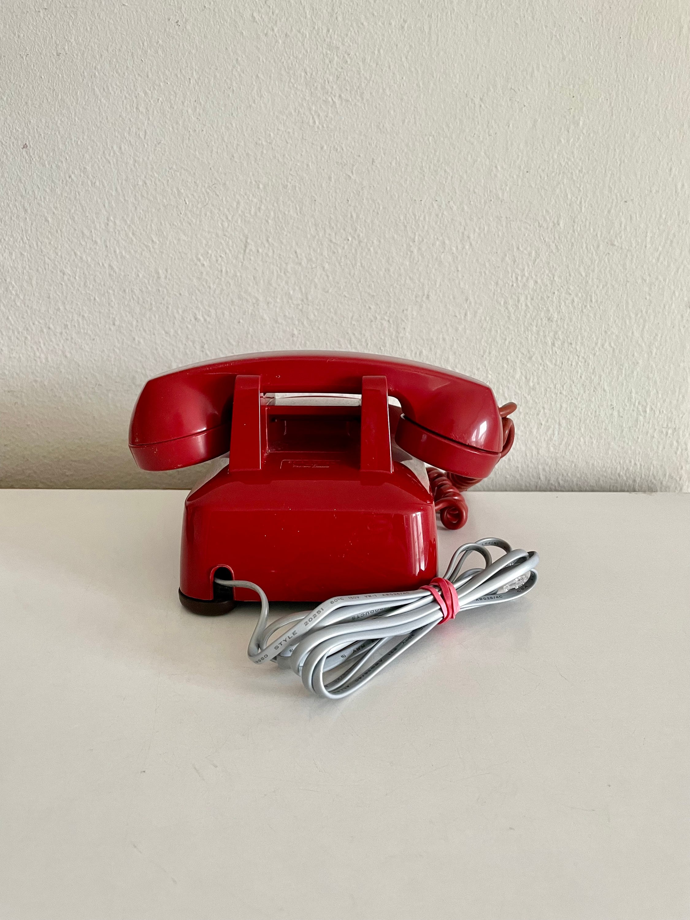 Working Rotary Phone Red Telephone Western Electric CD 500 - Etsy