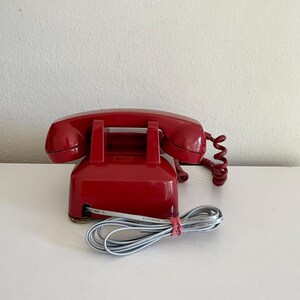 Working Rotary Phone Red Telephone ITT - Etsy