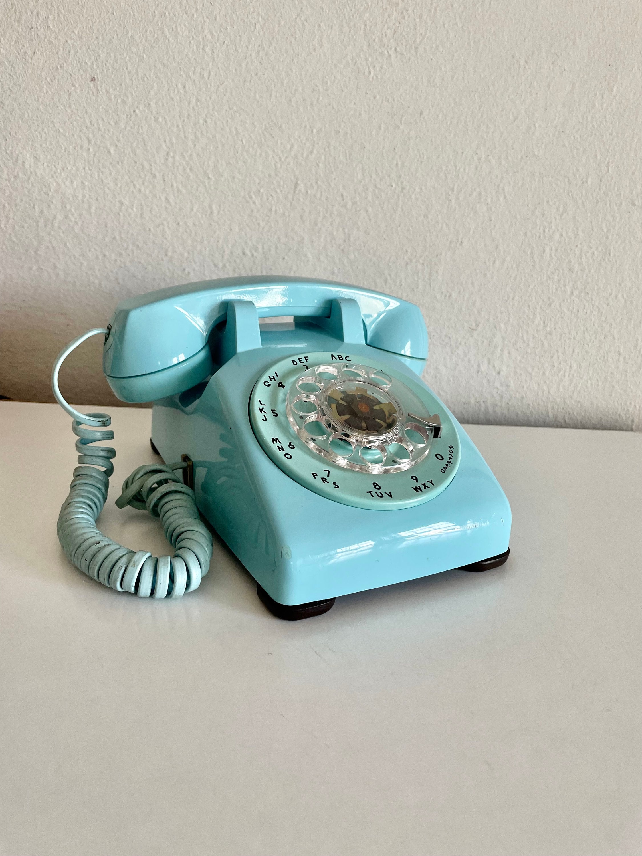 Working Blue Rotary Phone Western Electric 500 DM Telephone - Etsy