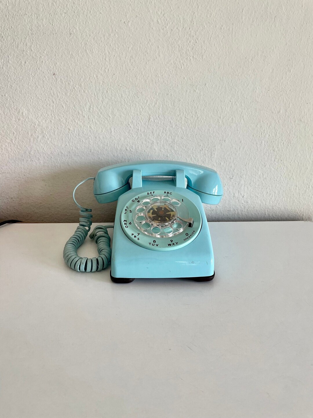 Working Blue Rotary Phone Western Electric 500 DM Telephone - Etsy