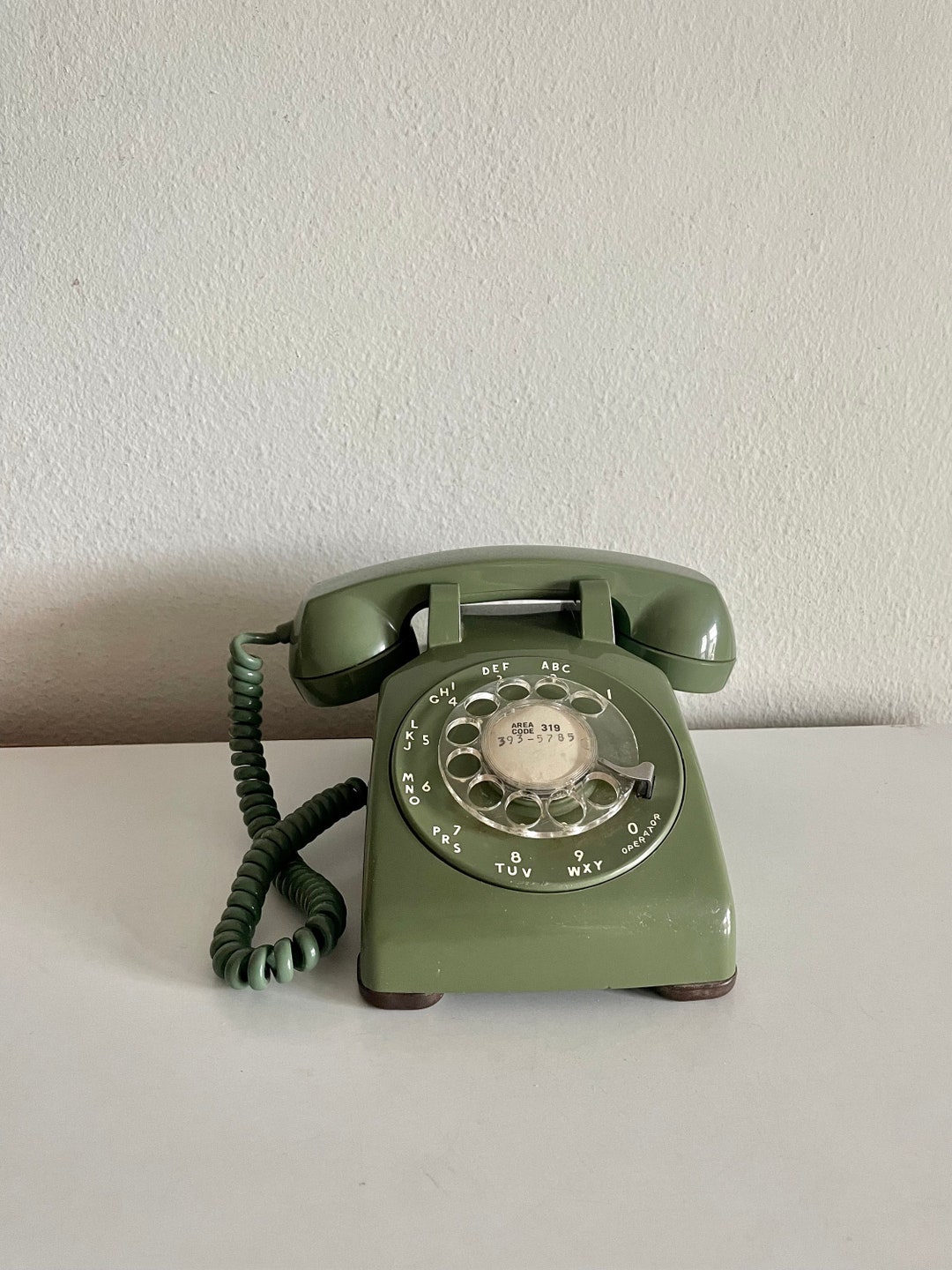 Working Rotary Phone Avocado Green Western Electric Telephone - Etsy