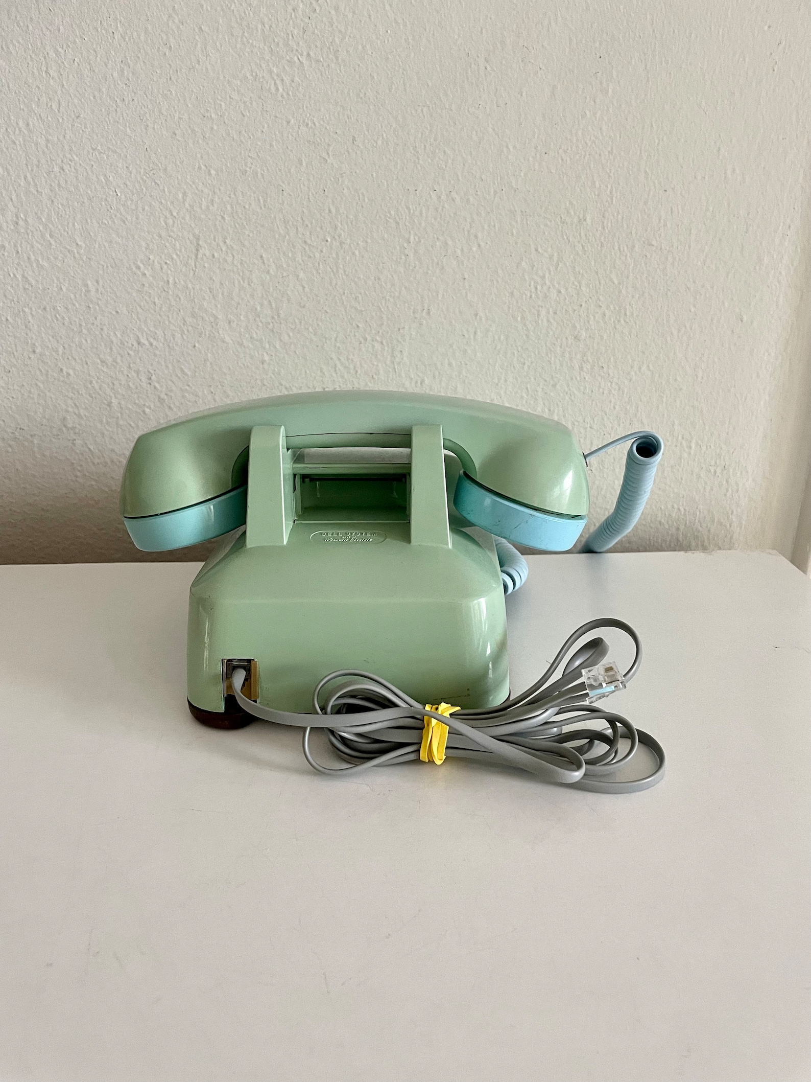 Working Vintage Aqua Blue Western Electric Rotary Dial Phone Telephone ...