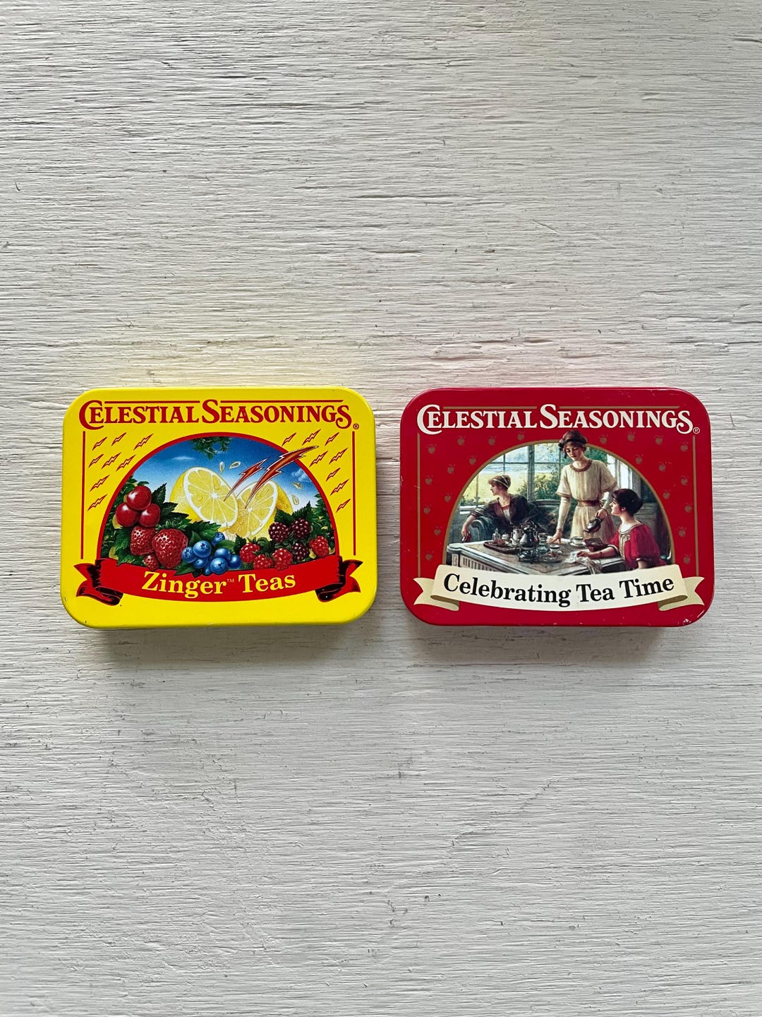 Vintage Celestial Seasonings Tea Tin Tins - Etsy