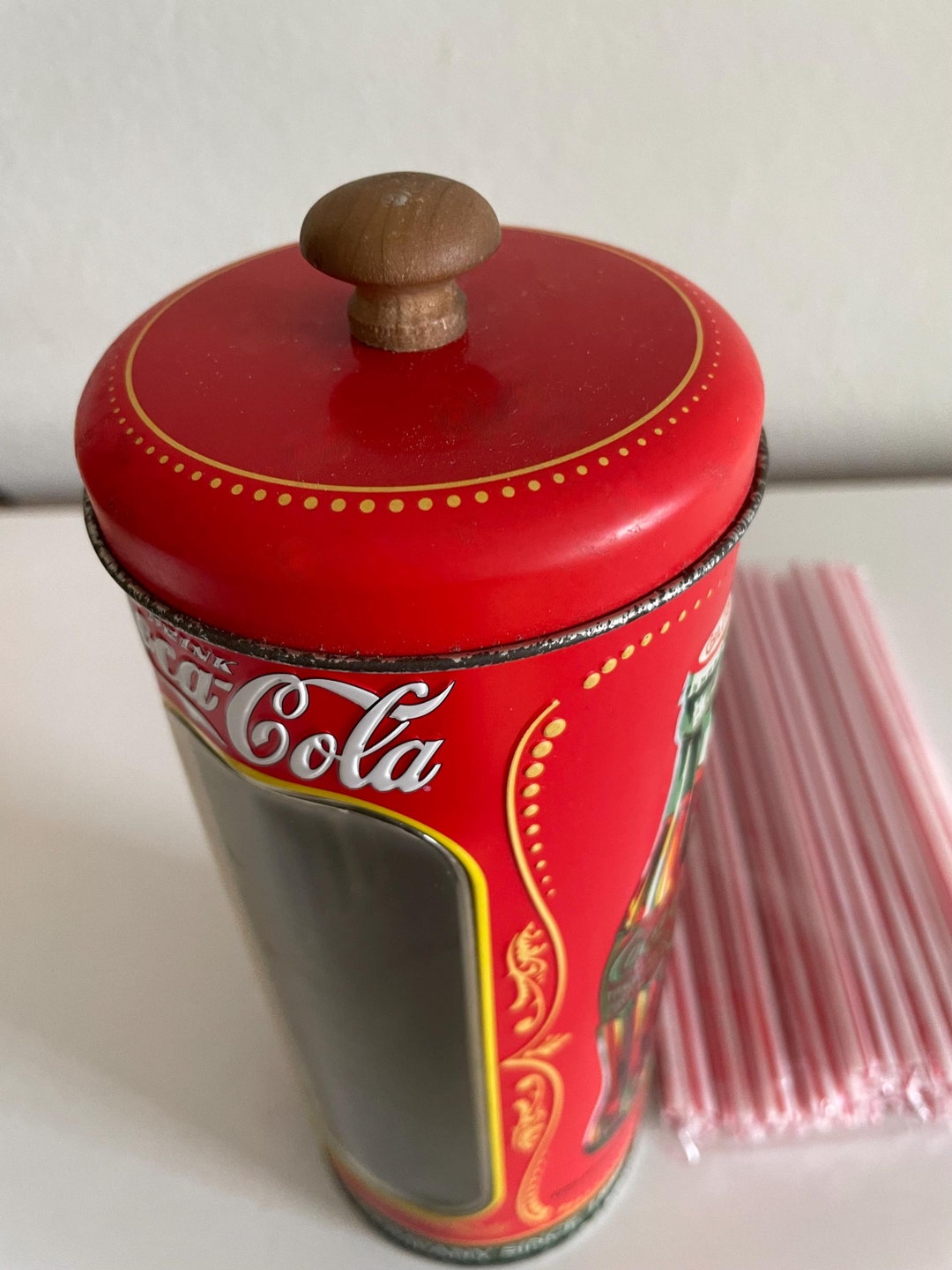 Vintage Drink Coca Cola Tin Container - Etsy