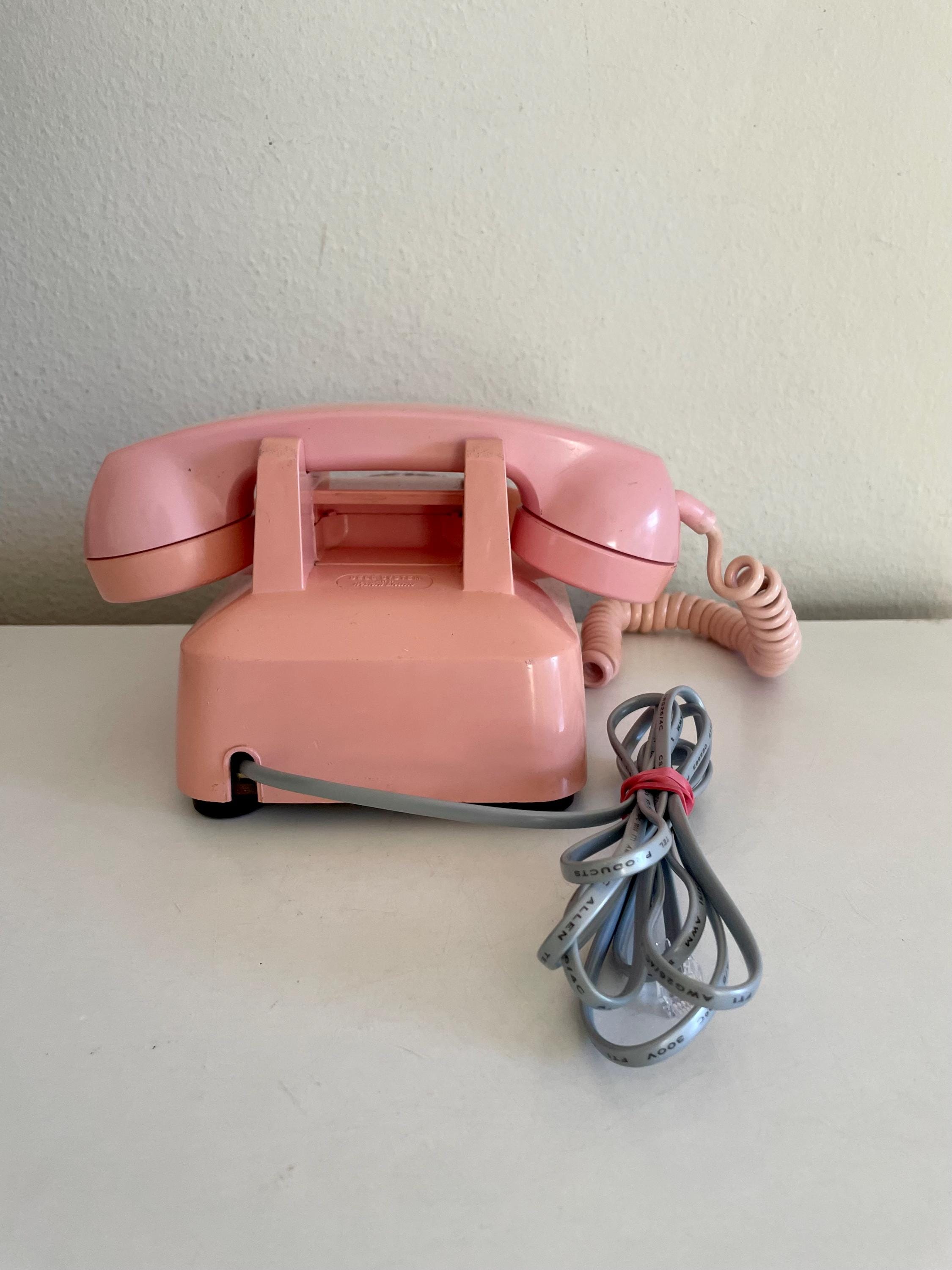 Working Rotary Phone Pink Telephone Western Electric 1970s - Etsy