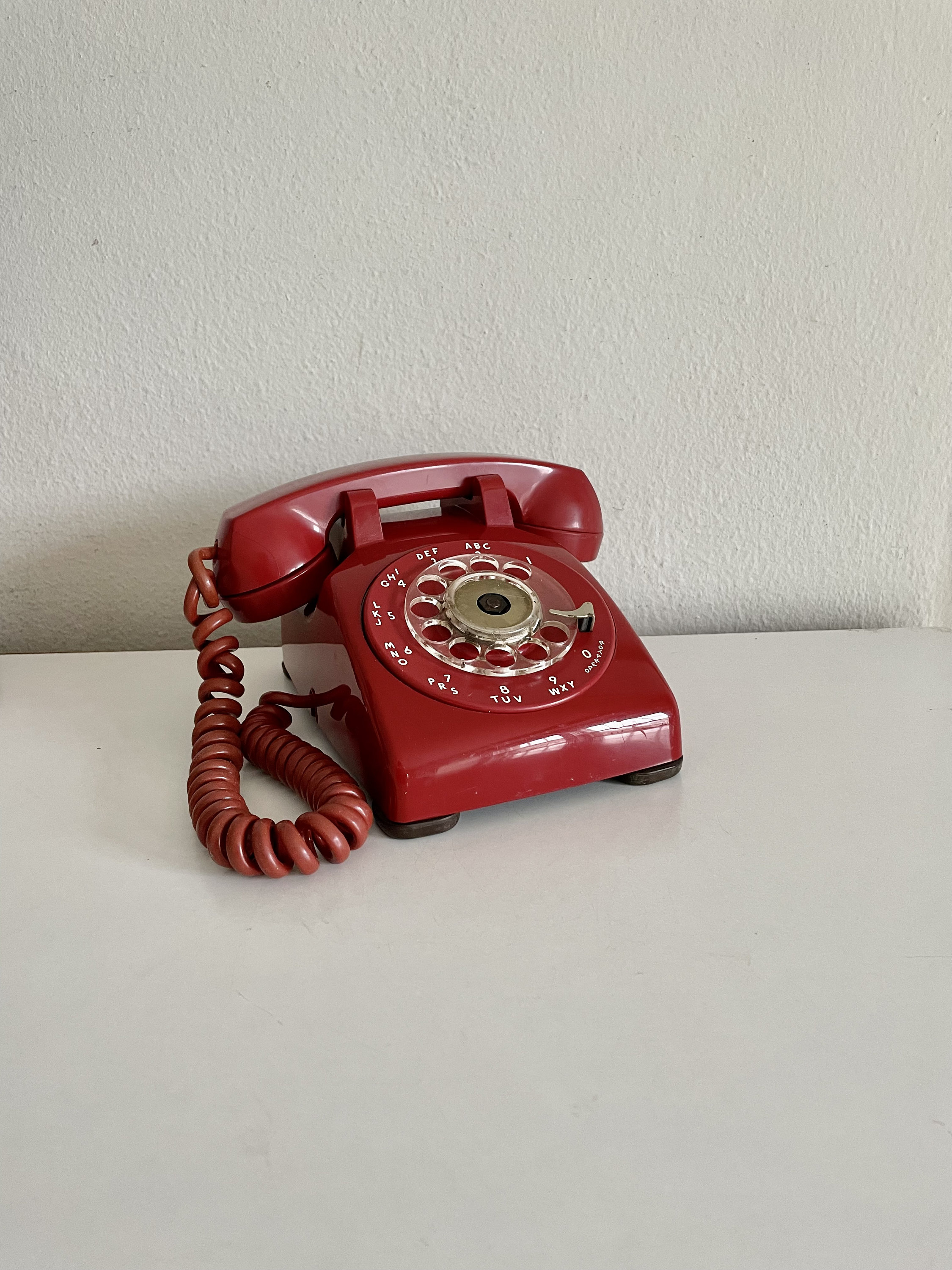 Working Rotary Phone Red Telephone Western Electric CD 500 - Etsy