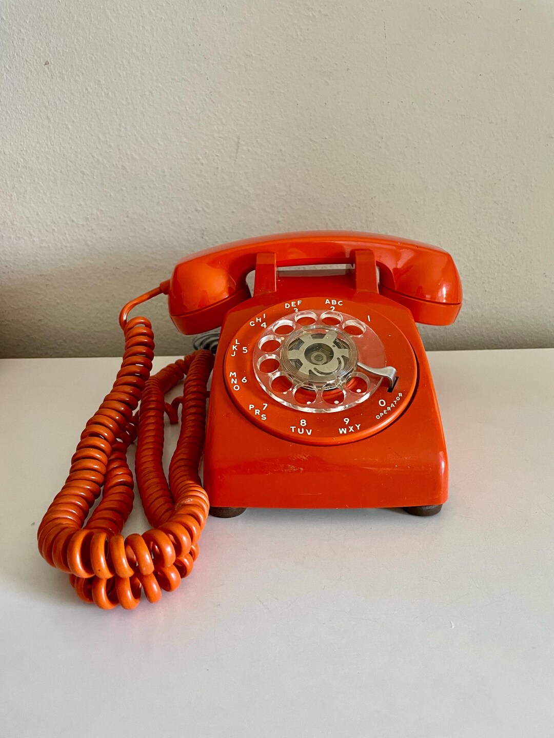 Working Orange Rotary Phone Telephone Stromberg Carlson - Etsy