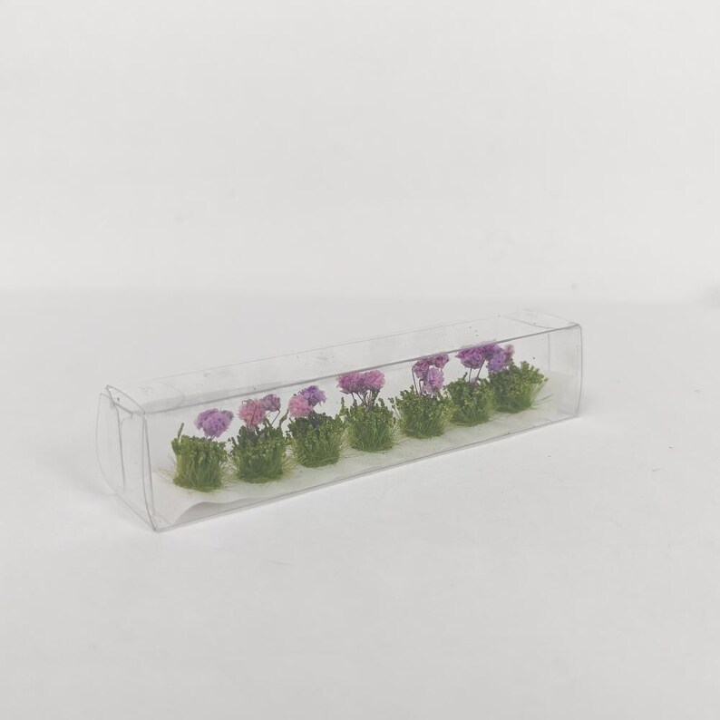 Realistic Mini Flower for Dollhouse Garden, Tiny Flower Bed Decor ...