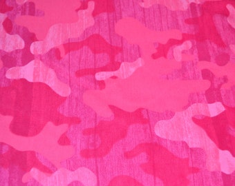 Pink camo fabric | Etsy