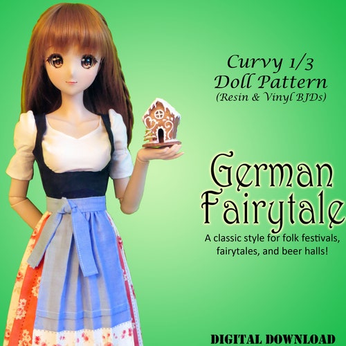 BJD Doll Clothes Pattern Fits 23.5 1/3 SD Smart Doll - Etsy