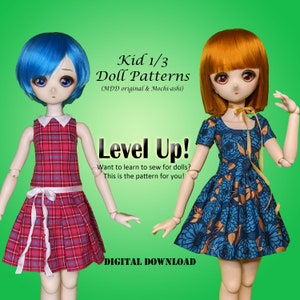 Level Up Dresses Downloadable PDF Sewing Pattern Make Doll Clothes Fits ...