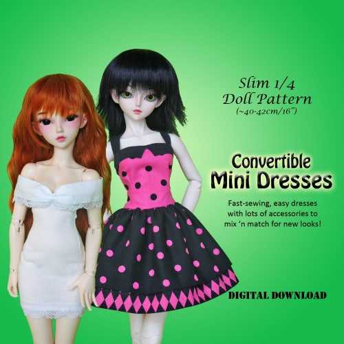 PDF Clothes Dress Pattern Fits 16 Ellowyne Wilde & Slim | Etsy
