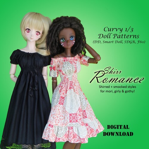 BJD Doll Clothes Pattern Fits 23.5 1/3 SD Smart Doll - Etsy