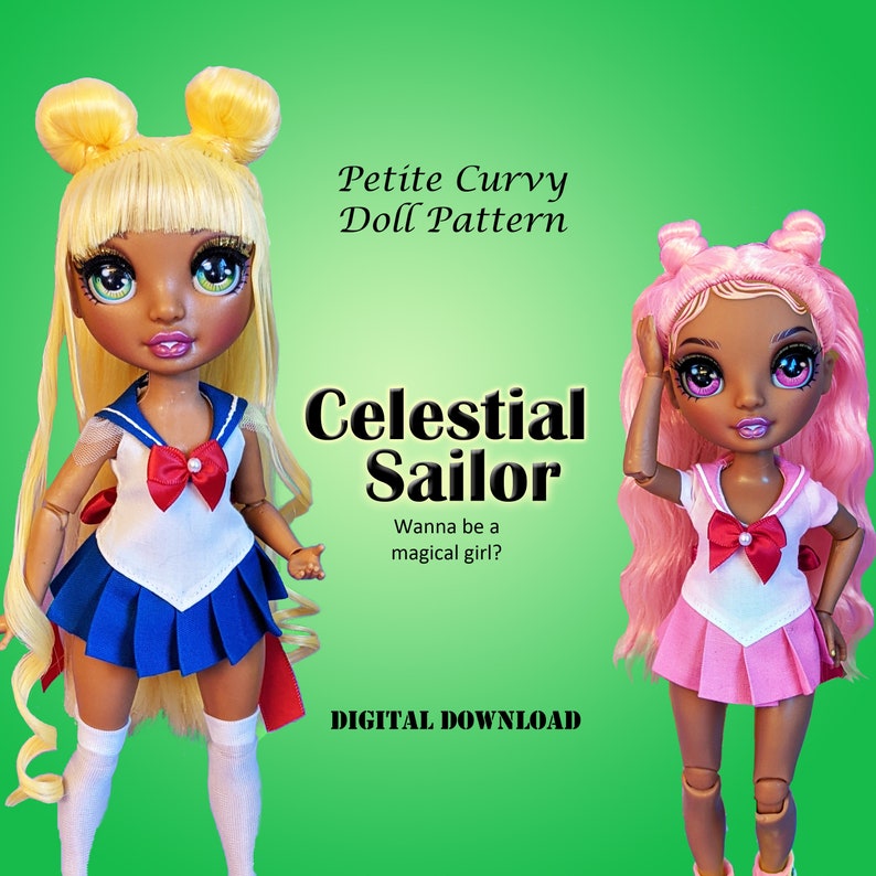 Celestial Sailor Cosplay Scout Moon Fuku Clothes Pattern for - Etsy
