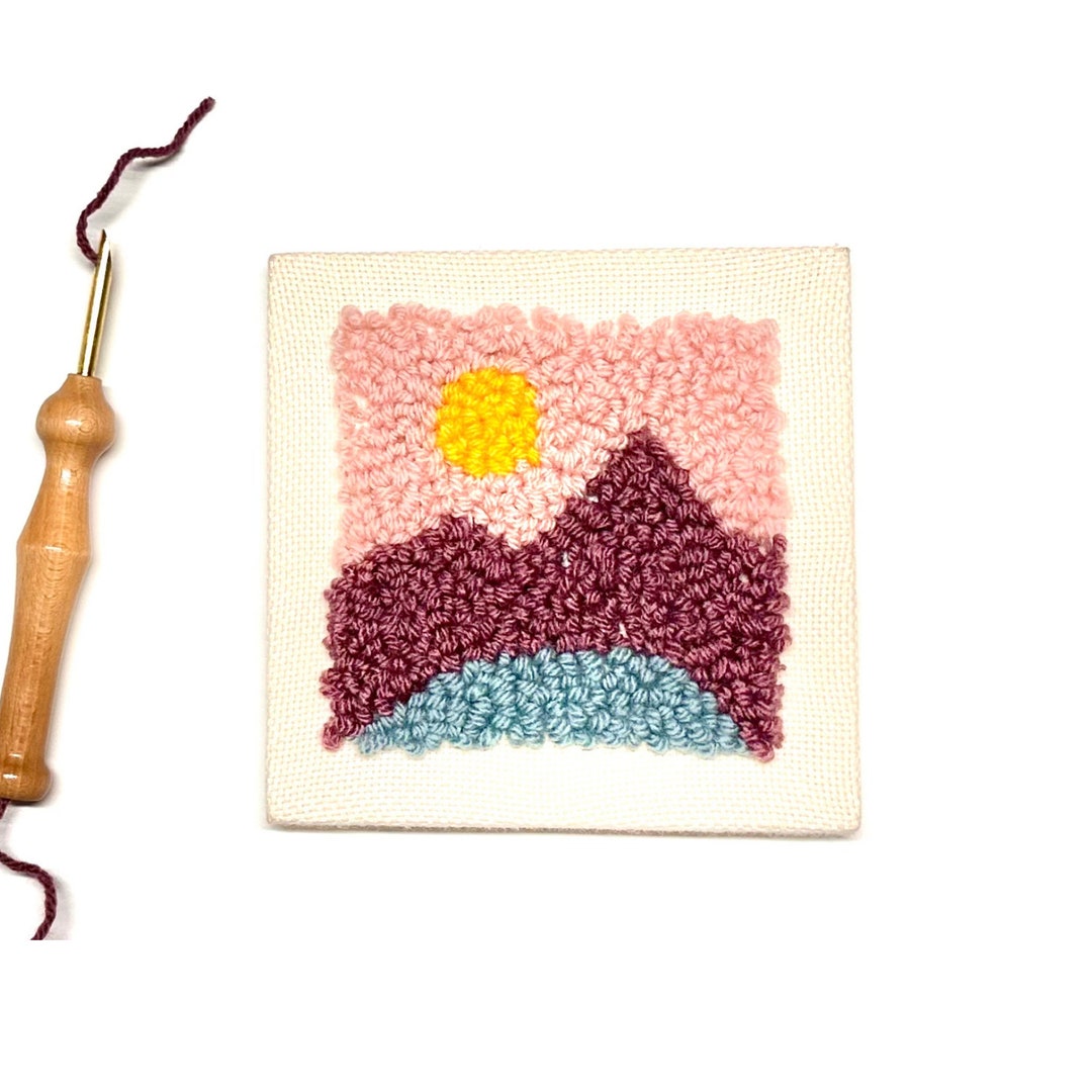 Jenny Lake Punch Embroidery DIY Kit Punch Needle Yarn - Etsy