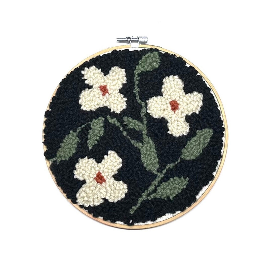 Daisy Bouquet Punch Embroidery DIY Kit Punch Needle Yarn - Etsy