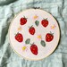 Strawberries Hand Embroidery DIY Kit - Etsy