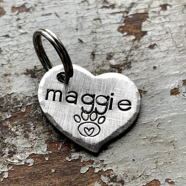 Silver Dog Tag - Etsy