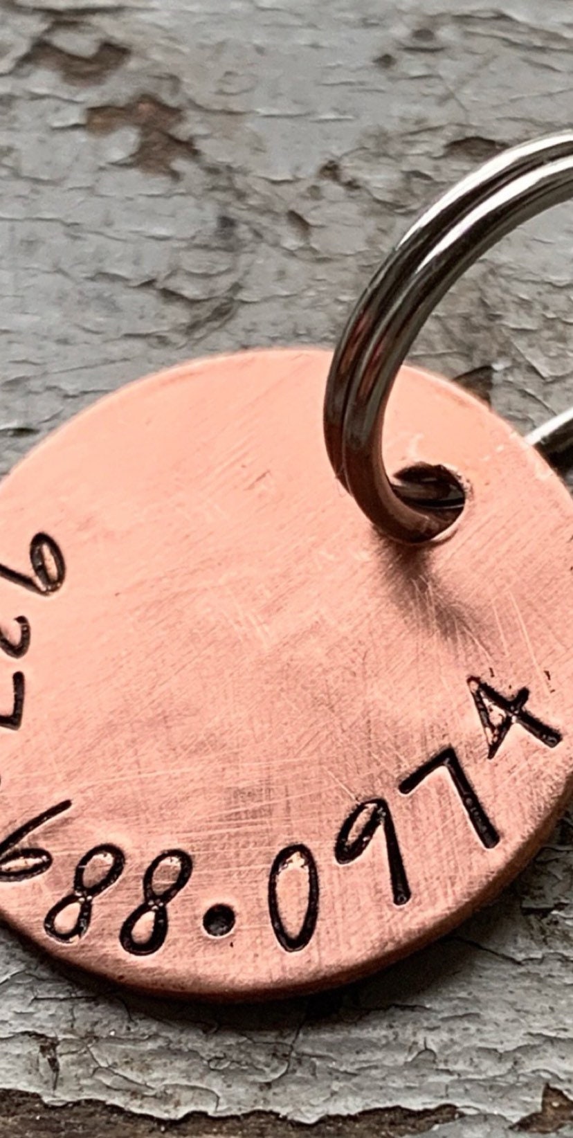 Mini Dog Tag Custom Small Dog Tags Rose Gold ID Tag - Etsy