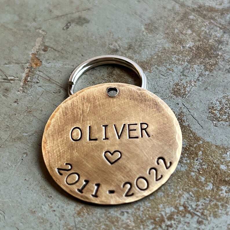 Pet Memorial Gift Urn Tag Cat Memorial Token Personalized - Etsy