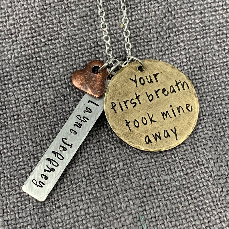 New Mom Necklace - Etsy
