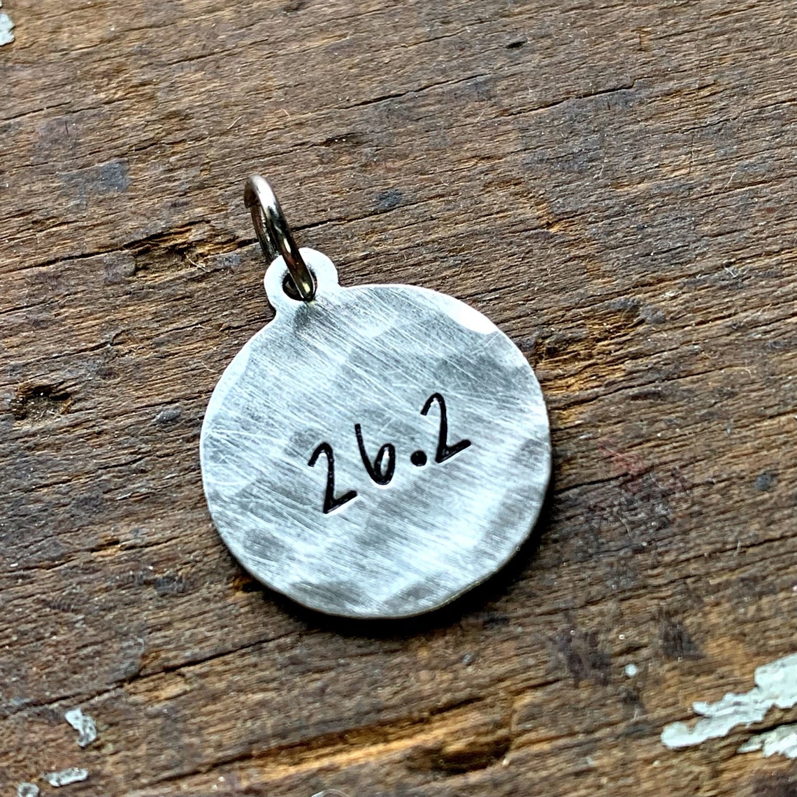 Custom Marathon Charm , 13.1, 26.2 Engraved Race Day Charm for Bracelet ...