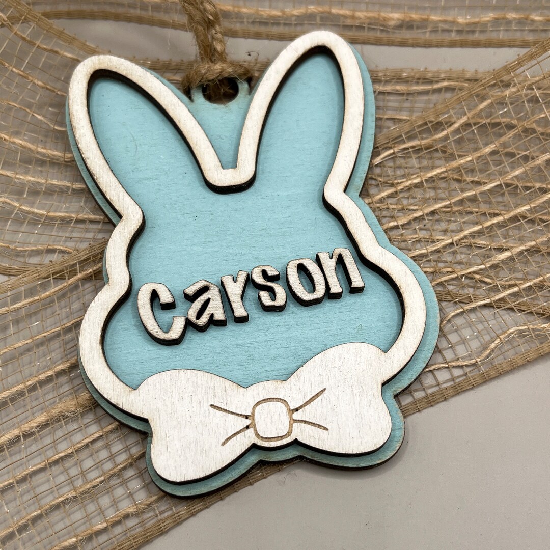 Personalized Easter Tags, Laser Engraved Easter Tags, First Easter ...