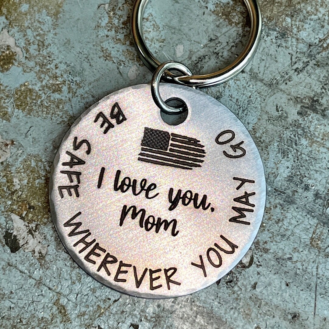 Military Christmas Gift, Deployment Personalized Custom Keychain for ...