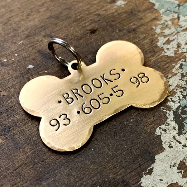 Bone Dog Tag - Etsy