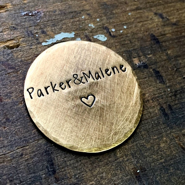 Wedding Token - Etsy