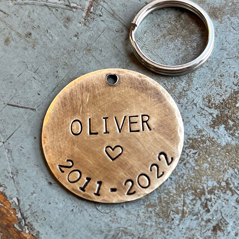 Pet Memorial Gift Urn Tag Cat Memorial Token Personalized - Etsy