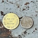 Personalized Brass Pocket Coin: Engraved Message, Sentimental Gift - Etsy