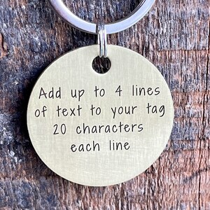 Dog Tags for Dogs, Pet Name Tag, Easy to Read Dog Tag, Funny Double ...