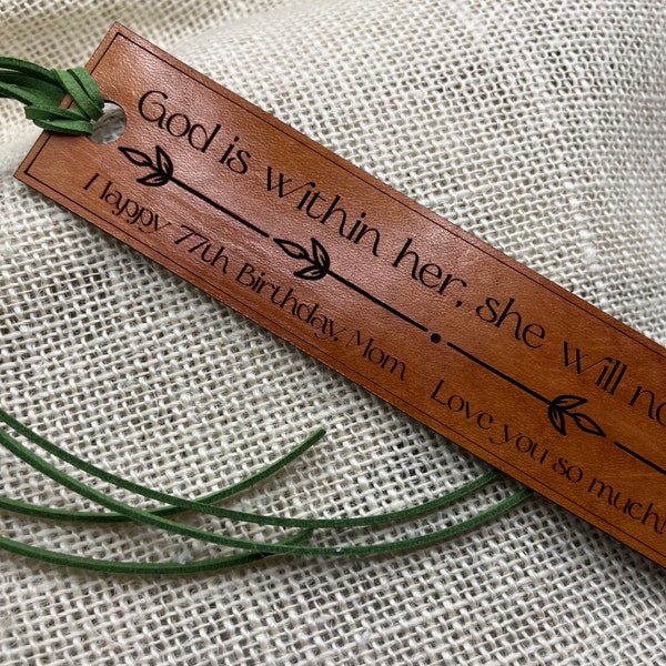 Leather Bookmark Women - Etsy