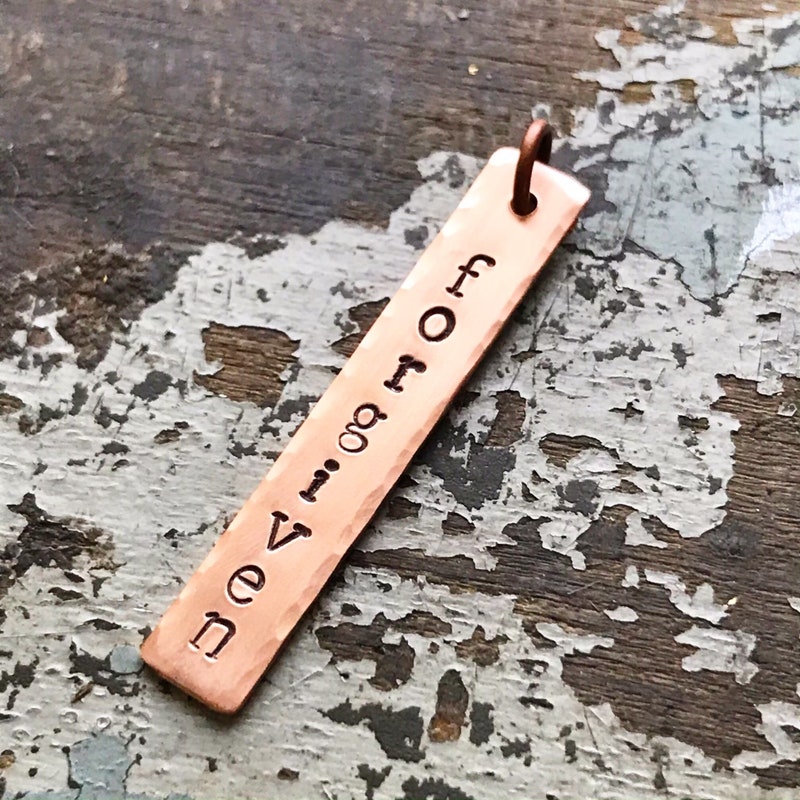 Copper Pendant Letters - Etsy