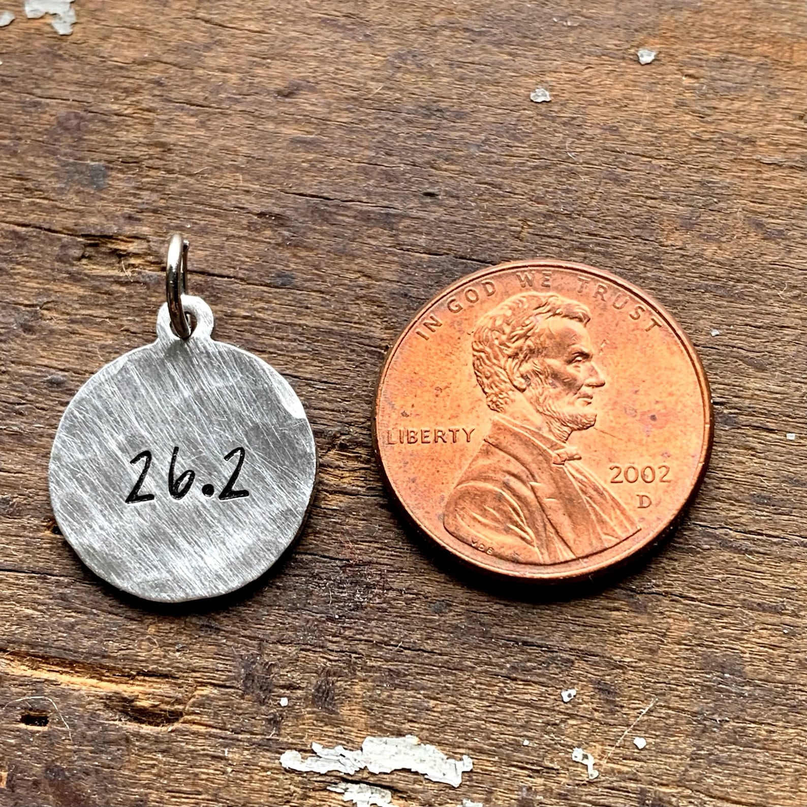 Custom Marathon Charm , 13.1, 26.2 Engraved Race Day Charm for Bracelet ...