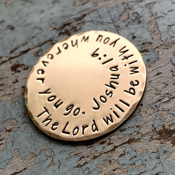 Joshua 1 Coin - Etsy