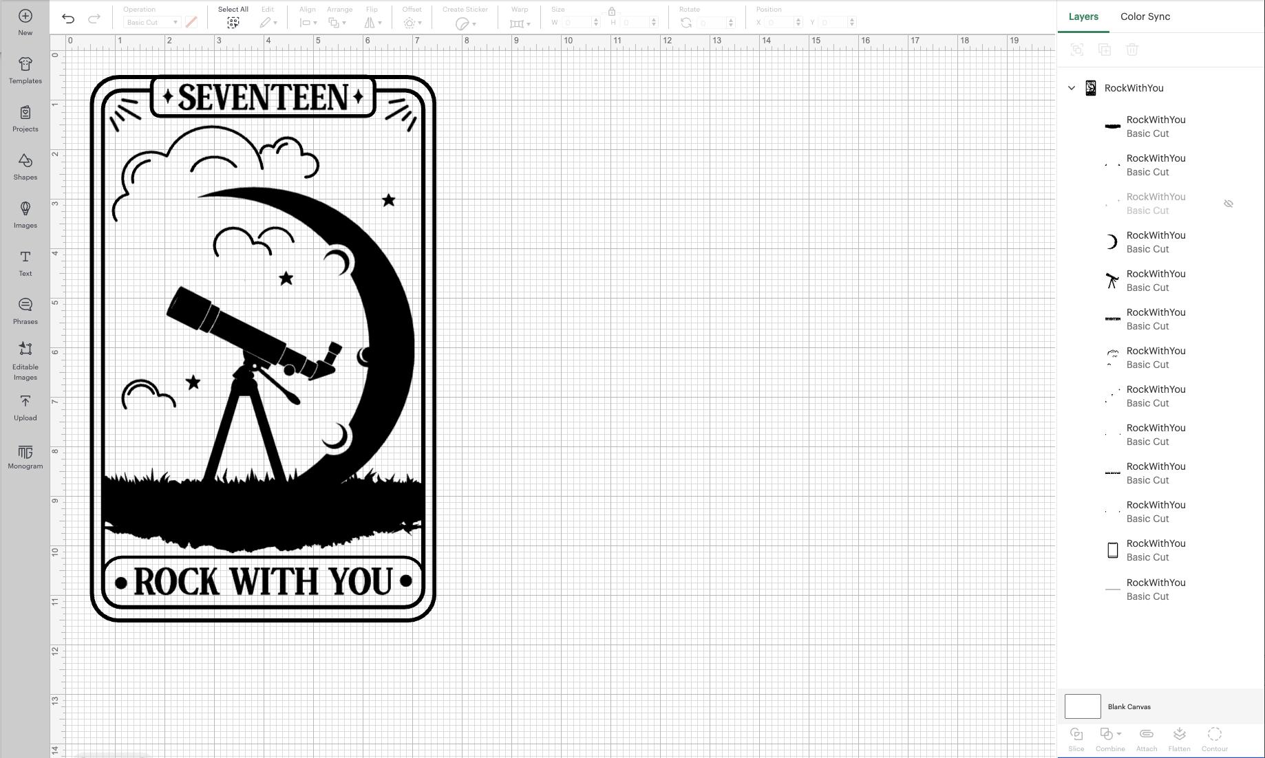 Seventeen Rock With You Tarot | SVNTN Svg | Kpop Digital Download ...