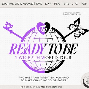 Twice Svg Eps Pdf Jpg Png | Twice World Tour Clip Art | Kpop Digital ...