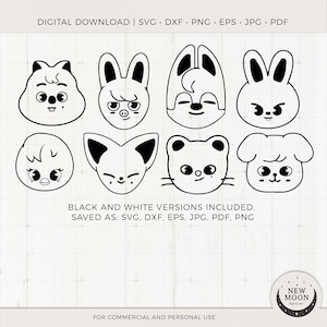Stray Kids Svg Eps Pdf Jpg Png | Stray Kids Decal | SKZ Svg | Vector ...