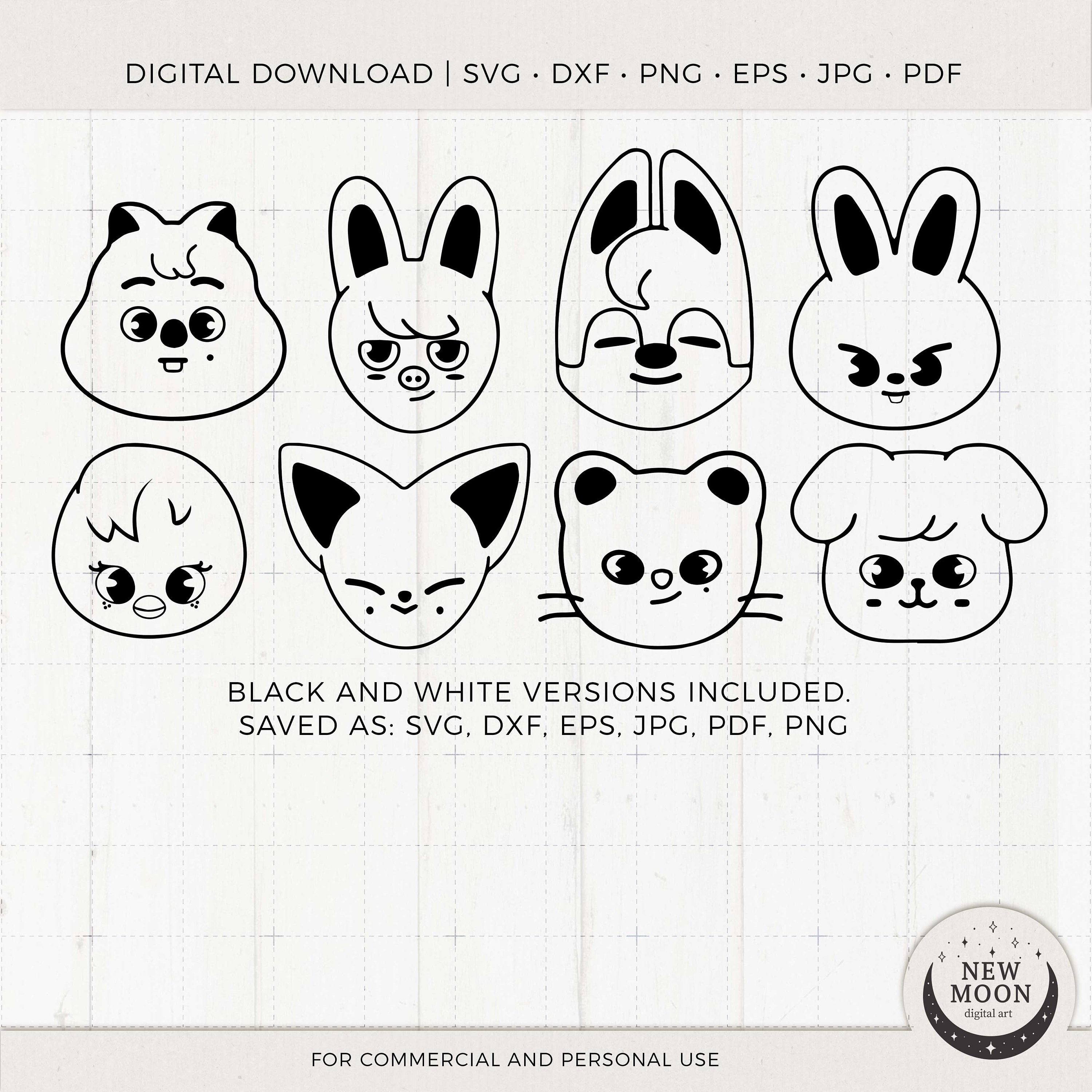 Stray Kids Svg Eps Pdf Jpg Png Stray Kids Decal SKZ Svg - Etsy Australia