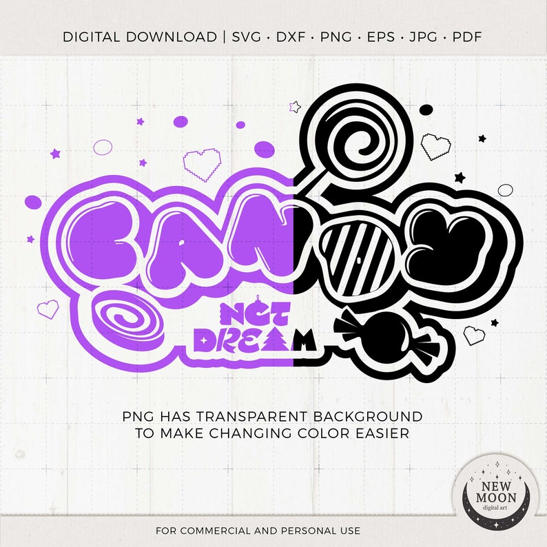 NCT Dream Candy Vector | NCT Dream Svg | Kpop Sticker | Instant ...