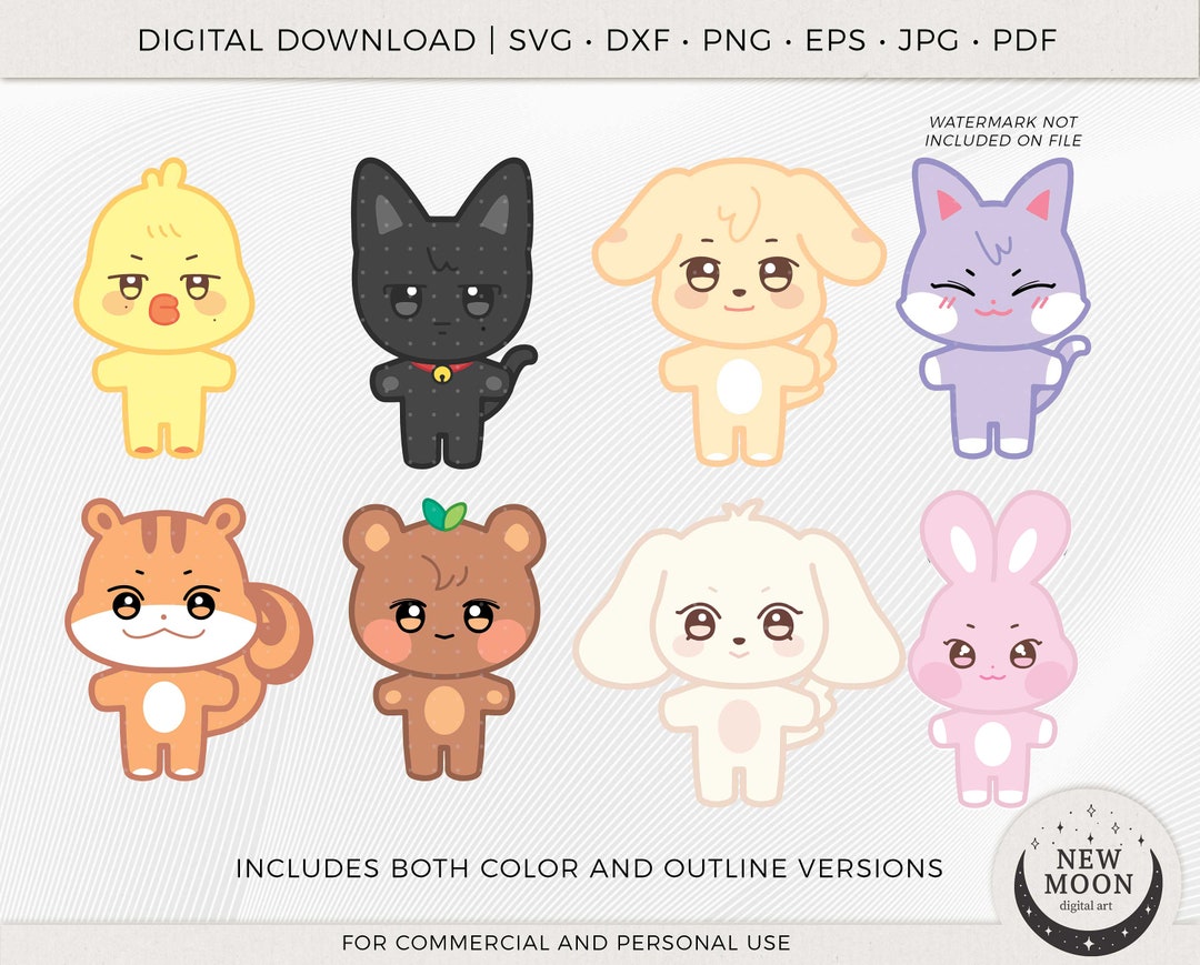 Aniteez Svg Eps Pdf Jpg Png | Ateez Decal | SKZ Svg | Cut Files for ...