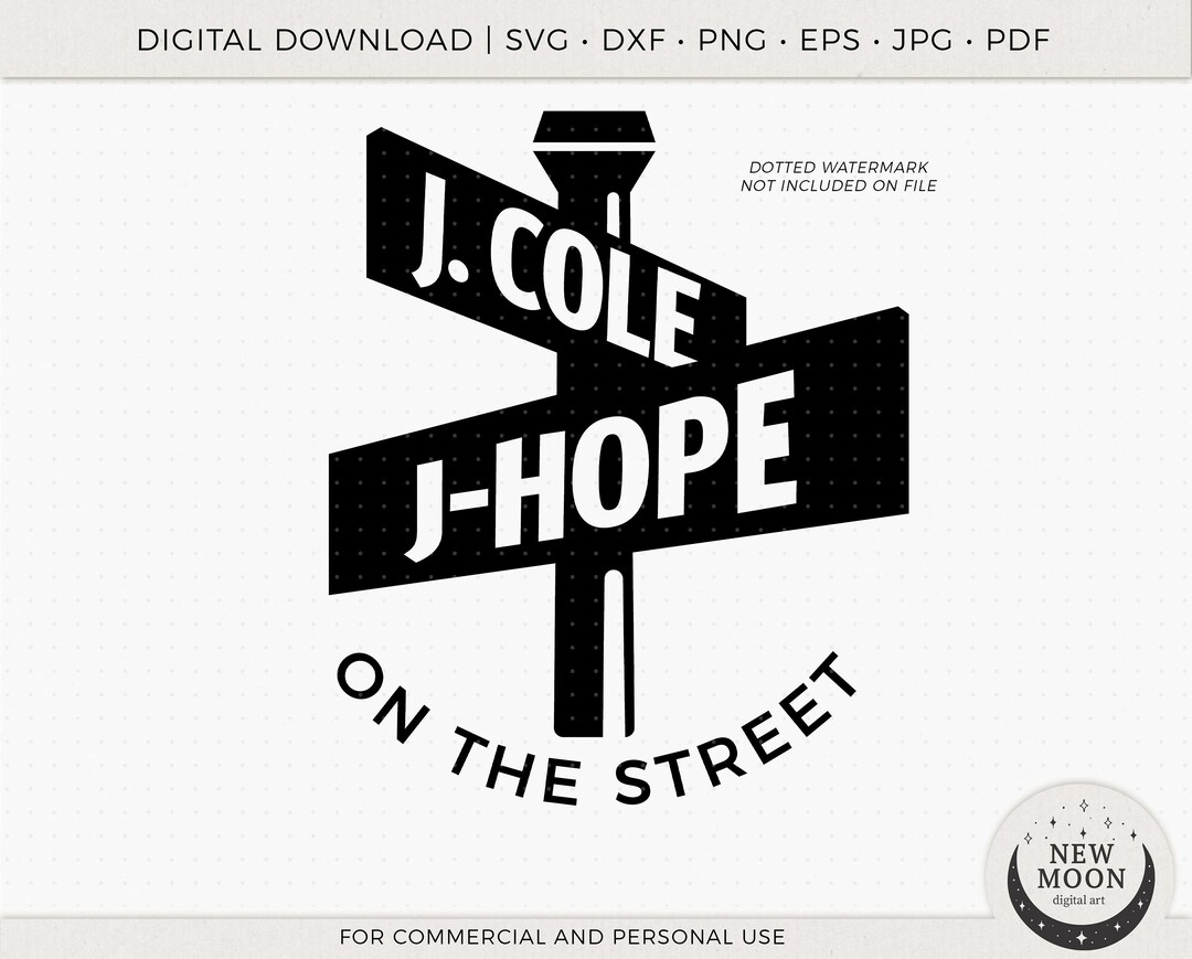 J-hope Vector Jhope Svg Kpop Sticker Instant Download - Etsy